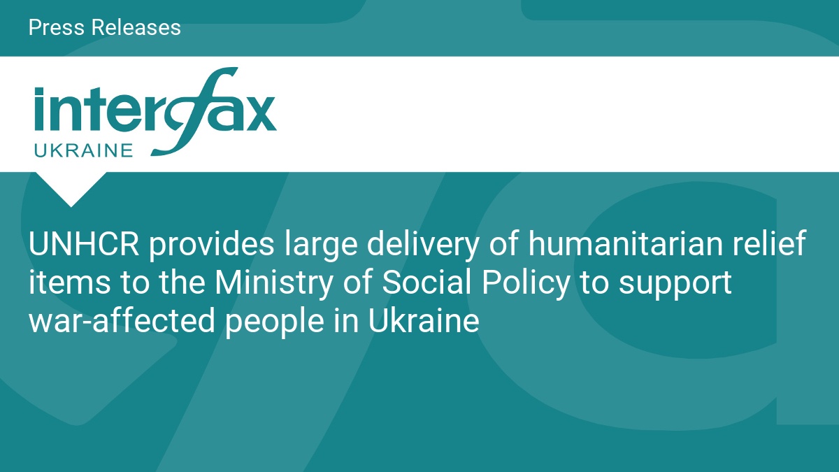 UNHCR provides large delivery of humanitarian relief items to the ...