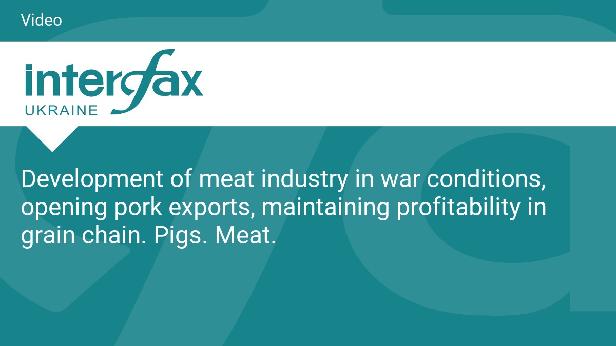 Development of meat industry in war conditions, opening pork exports ...