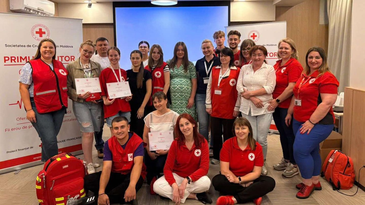 Ukraine – Moldova: Red Cross societies exchange first aid experience