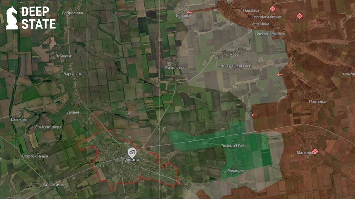 DeepState warns of worsening situation in Zaporizhia region