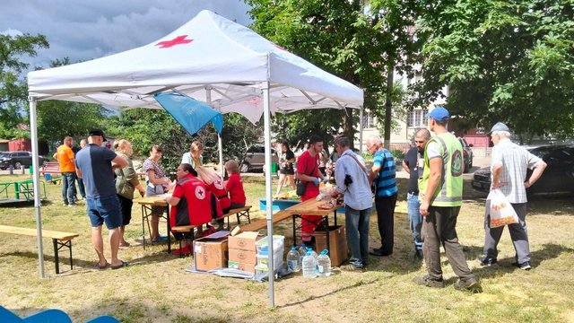 URCS deploys assistance center in Kharkiv