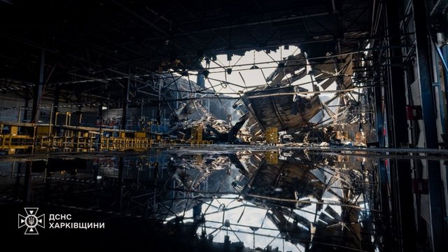 Kharkiv crews work to clear postal terminal after Russian strike – SES